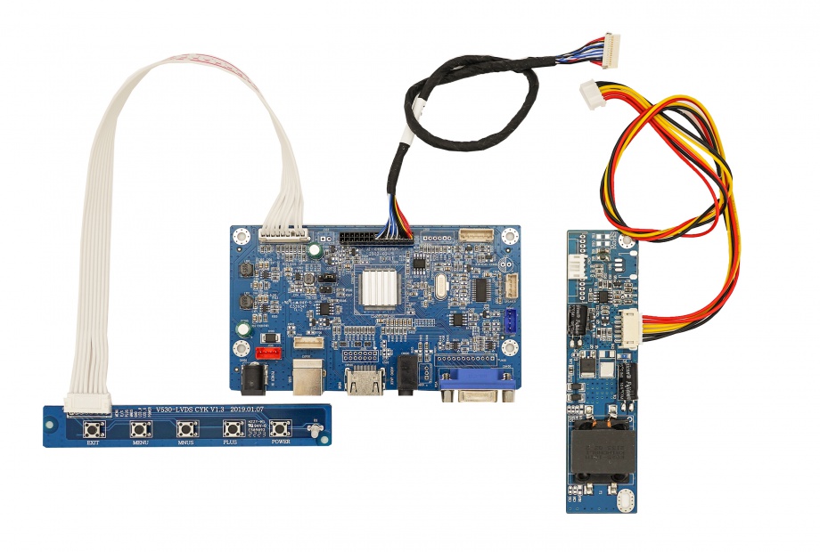 FN0900D002A 9-inch Industrial TFT LCD, 1024x600 , 400cd/m2, 30PINS ...